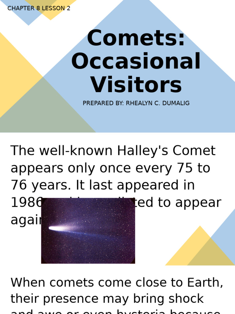 Comets: Celestial Wonders Explained | PDF