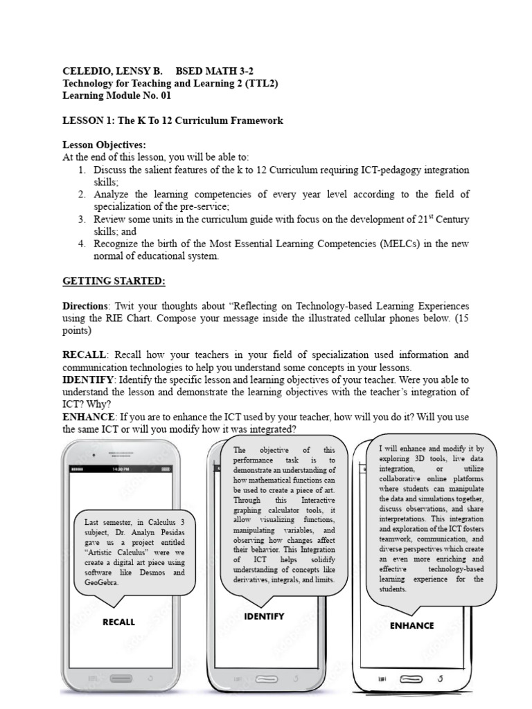 TTL2 Module1 | PDF | Educational Technology | Learning