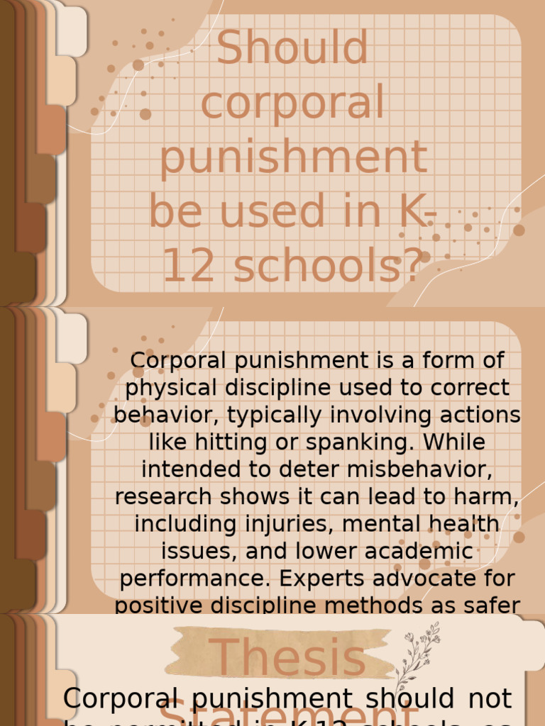 Corpoal Punishment | PDF | Corporal Punishment In The Home | Punishments