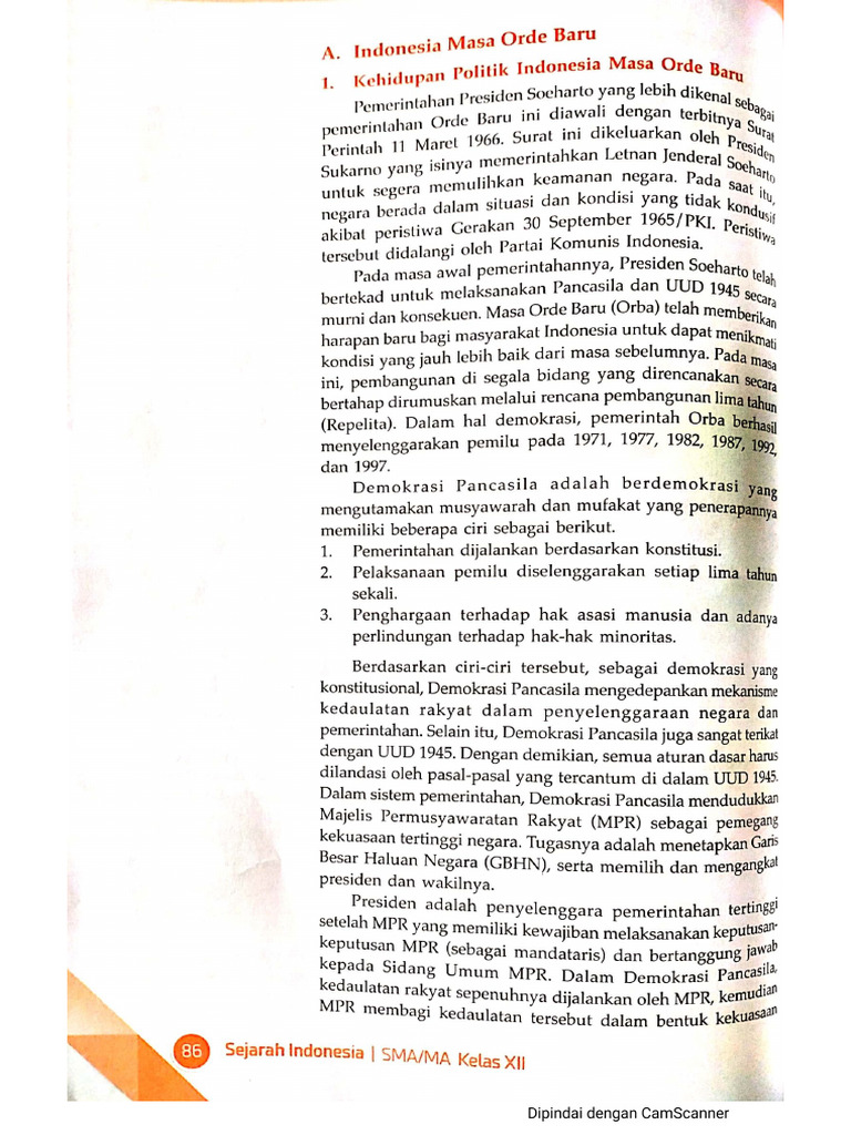 Indonesia Masa Orba | PDF