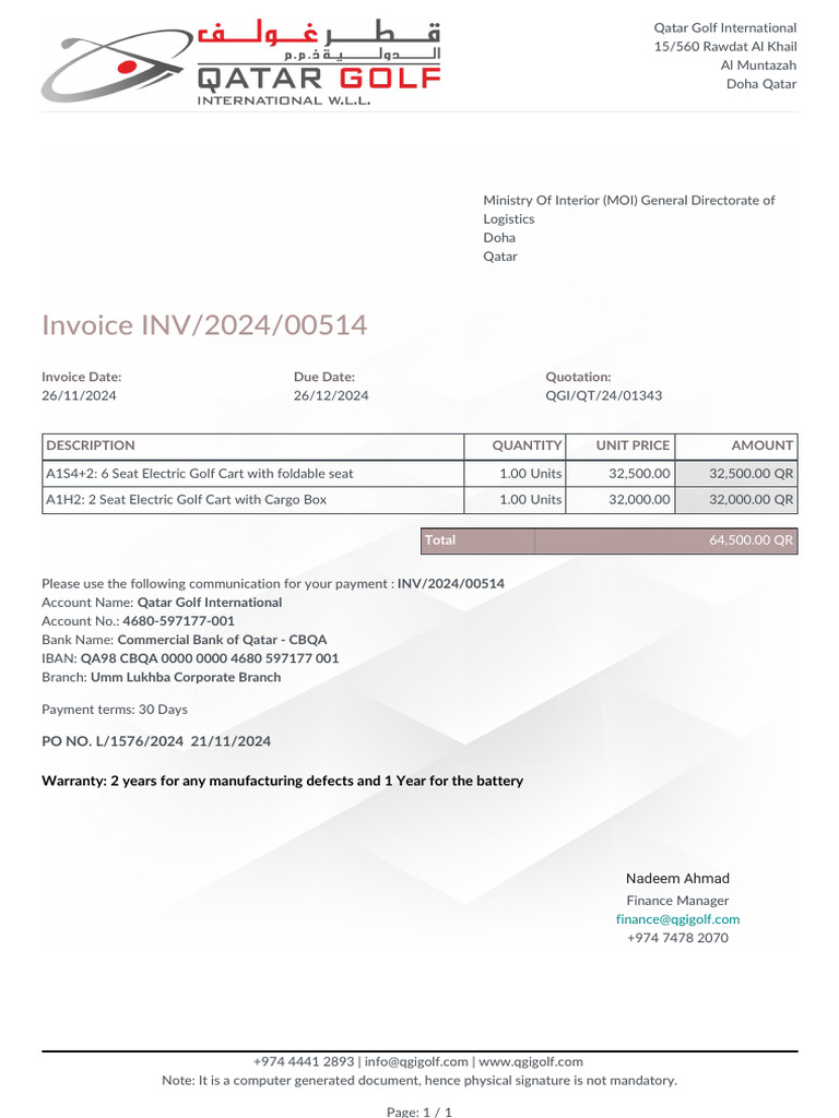 Inv 2024 00514 | PDF