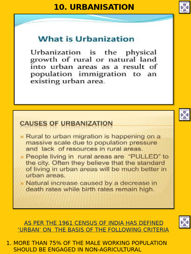Urbanization Trends in India (1961-2011) | PDF