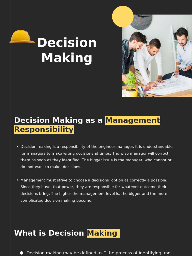 Decision Making | PDF | Statistics | Linear Programming