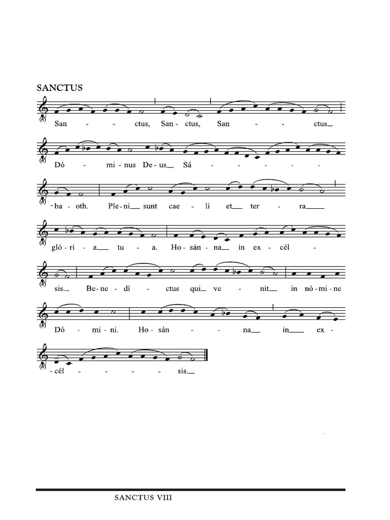 Sanctus | PDF