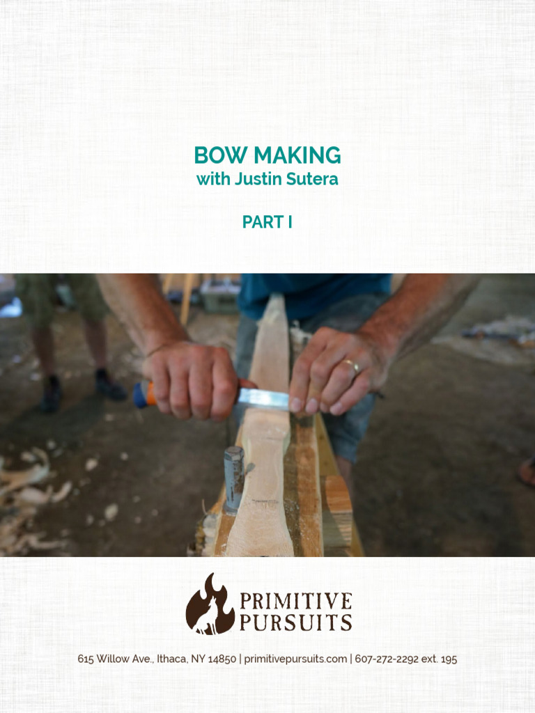 Part I Primitive Pursuits Bow Making e Book 1 | PDF | Wood | Trees