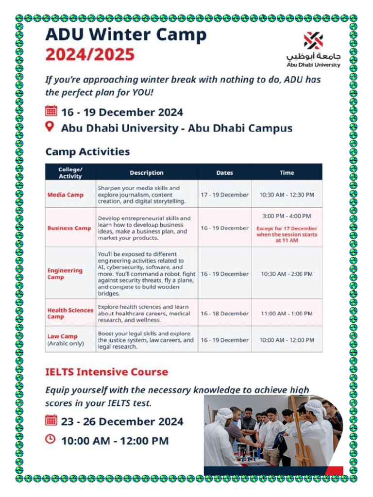 ADU Winter Camp | PDF
