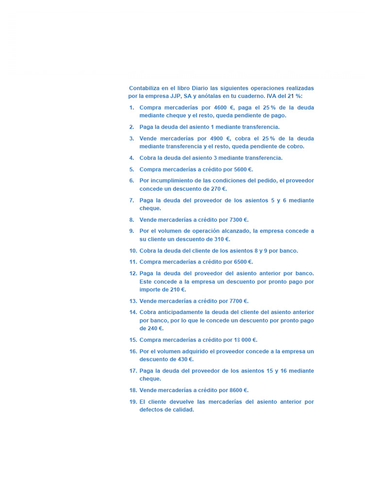 Solución Ejer 1 Compras y Ventas | PDF | Business | Dinero