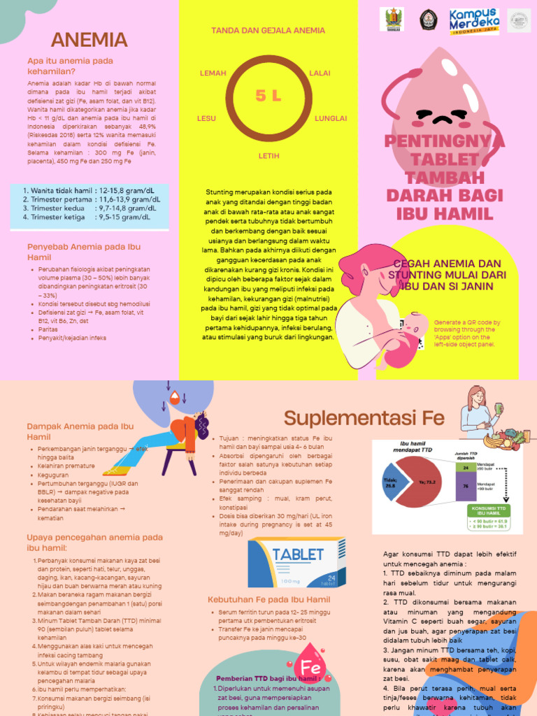 Pentingnya Tablet Tambah Darah Bagi Ibu Hamil | PDF