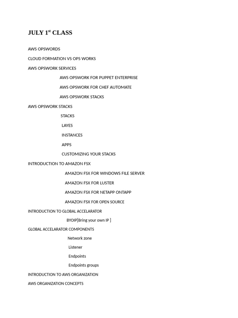 Cloud Computing Formation and Ops Notes | PDF