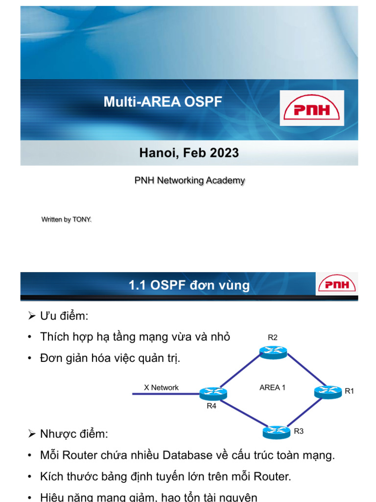 Session 07. OSPF Multi AREA | PDF