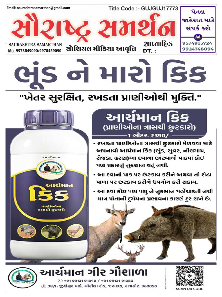 08-09-2024 Saurashtra Samarthan | PDF