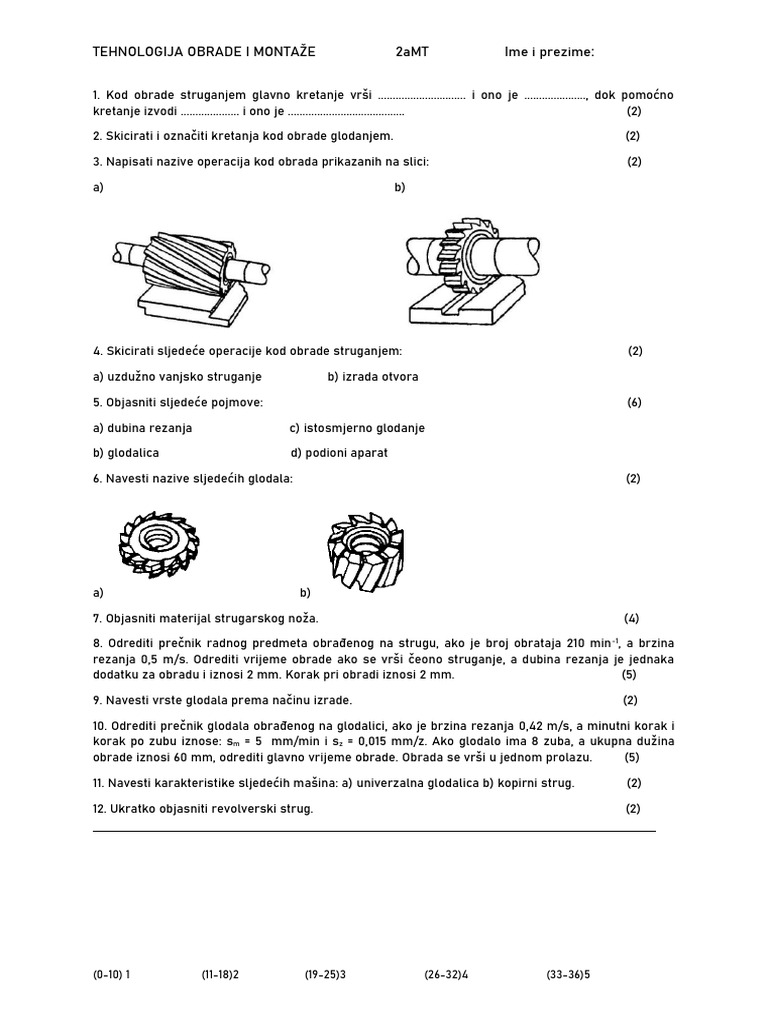 TOiM Test 1 | PDF