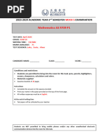 2022 Grade 5 PEP- Mathematics Performance Task | PDF