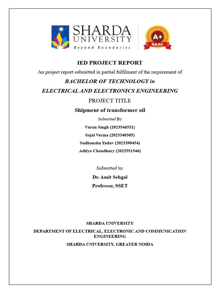 IED Report (1) Eee | PDF | Supply Chain | Logistics