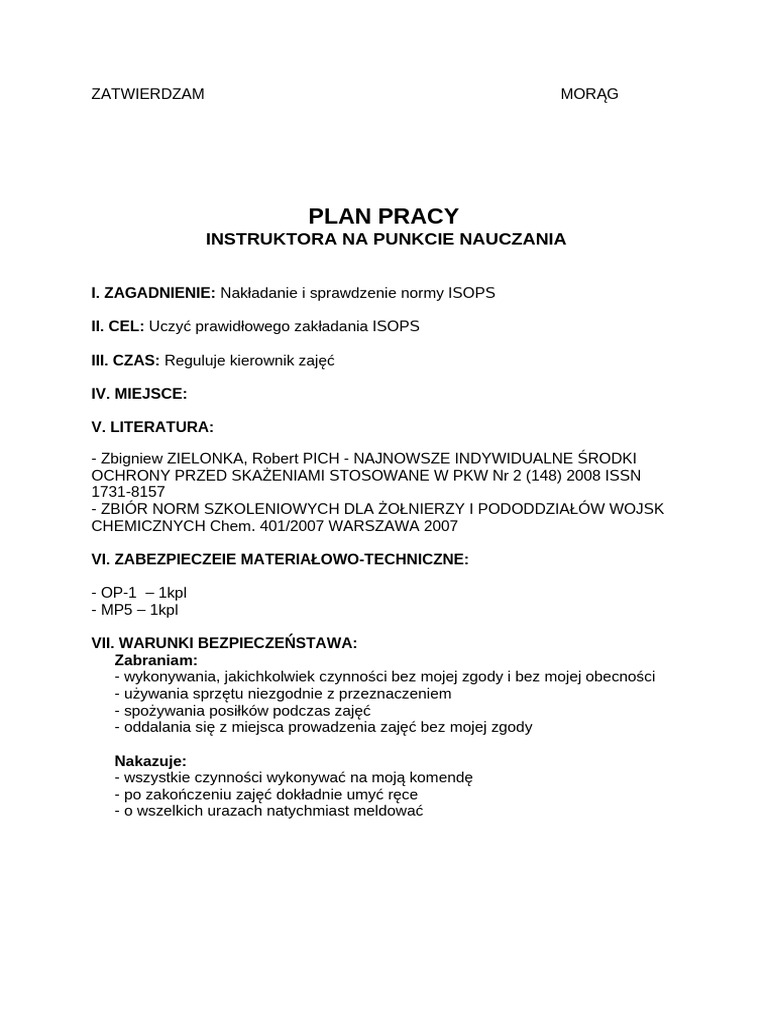 PP Nakładanie I Sprawdzenie Normy ISOPS | PDF