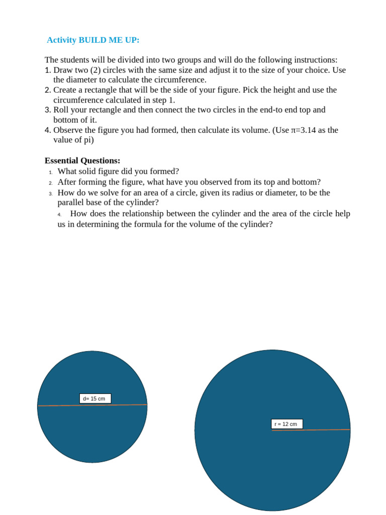 Activity BUILD ME UP | PDF