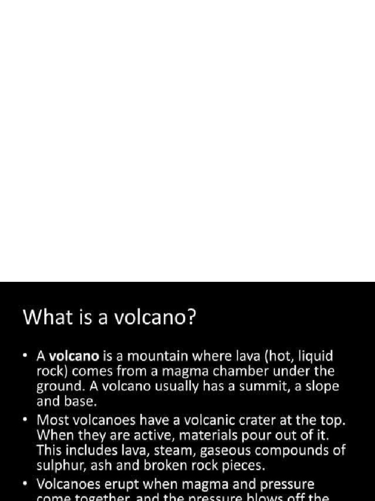 Volcanoes | PDF
