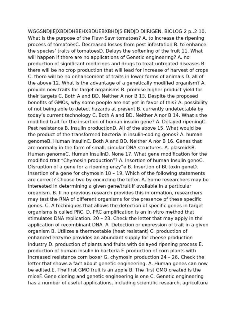 Random | PDF | Genetic Engineering | Genetically Modified Organism
