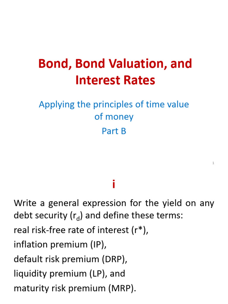 12 Bond Valuation Part B | PDF | Bonds (Finance) | Yield Curve