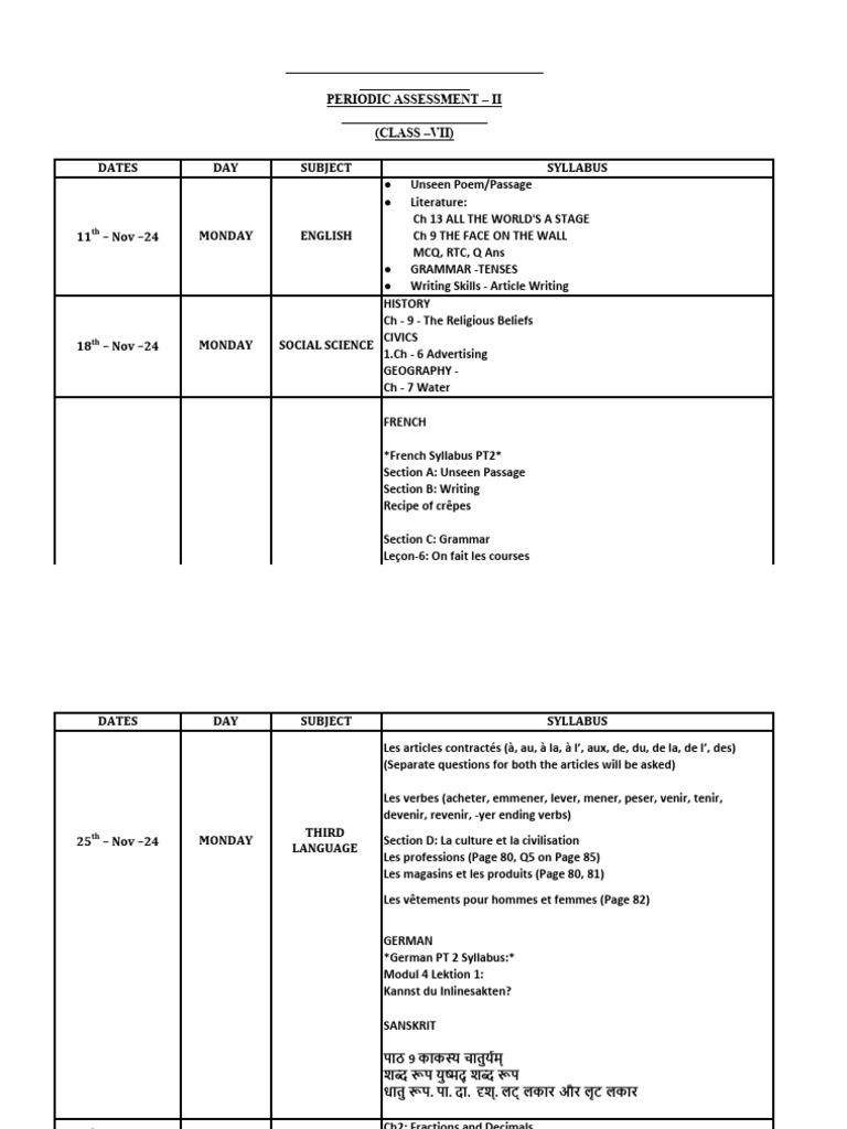 Class 7 PT 2 | PDF | Linguistics