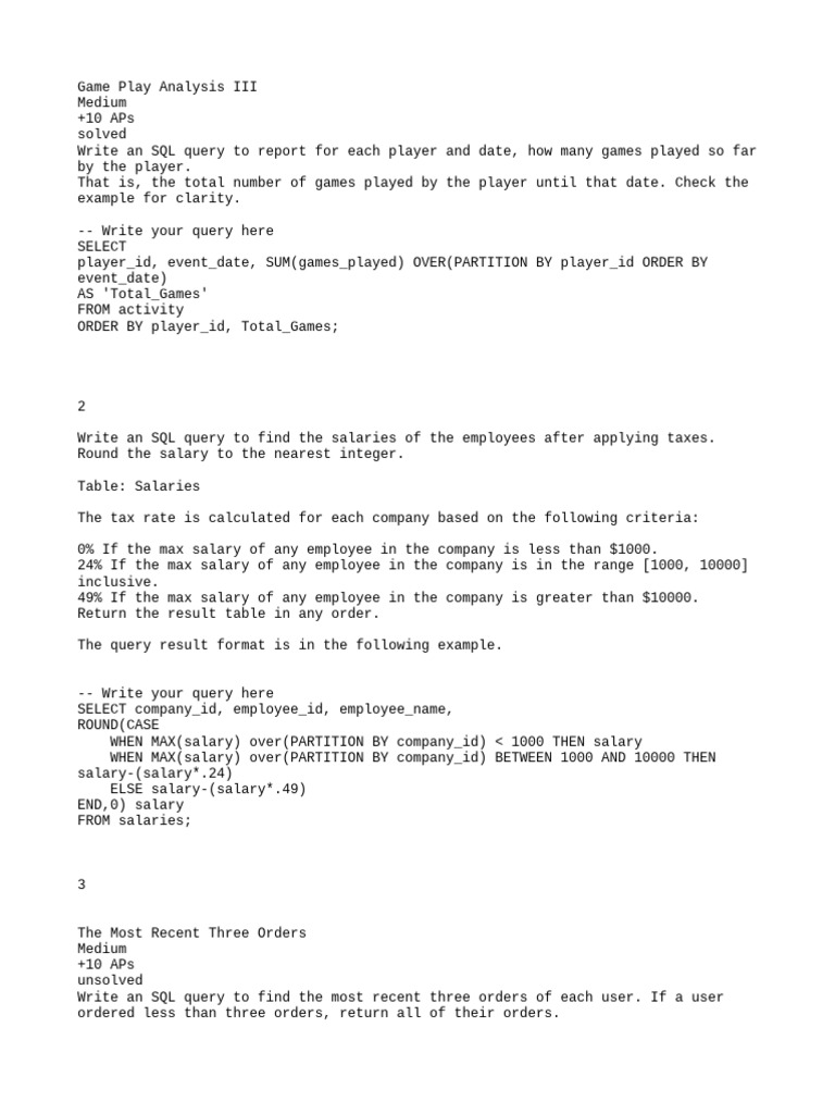 Window Function Ide | PDF