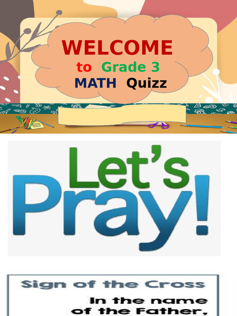 Math 3 Quizz | PDF