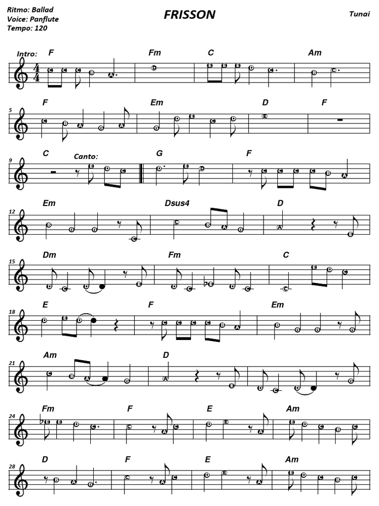 (Superpartituras - Com.br) Frisson V 4 | PDF