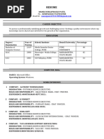 Amar Shewkani's CV Overview | PDF