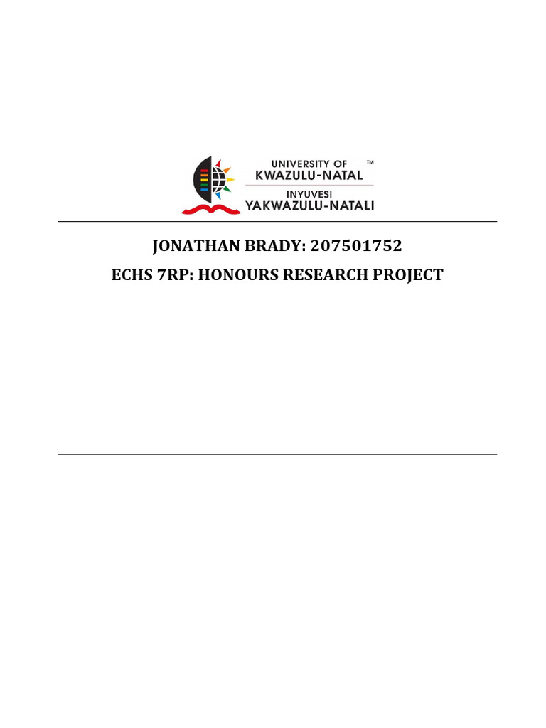 ECHS Hons Draft (Main) | PDF | Biotechnology | Agriculture