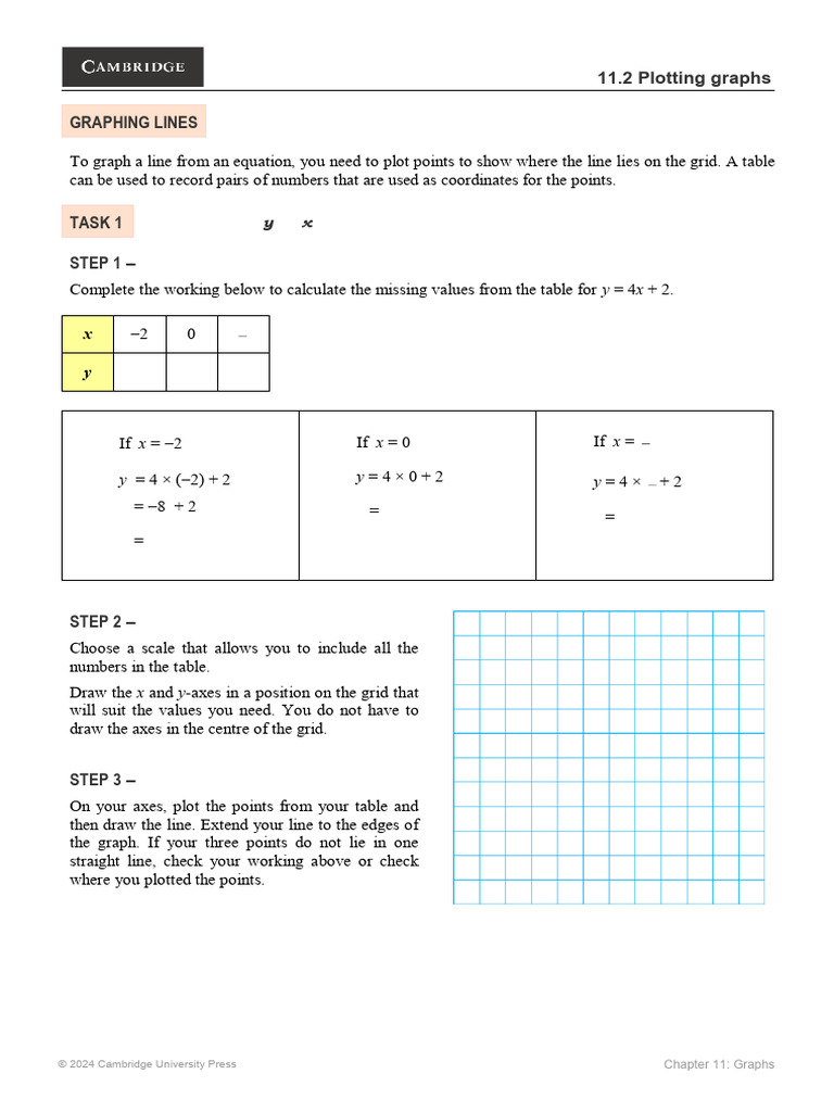 Graphing Lines | PDF | Cartesian Coordinate System | Mathematics