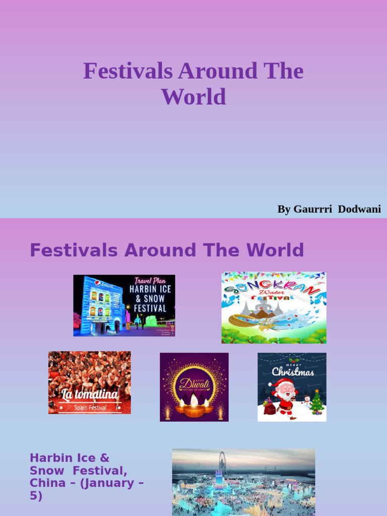 Festivals Around The World | PDF