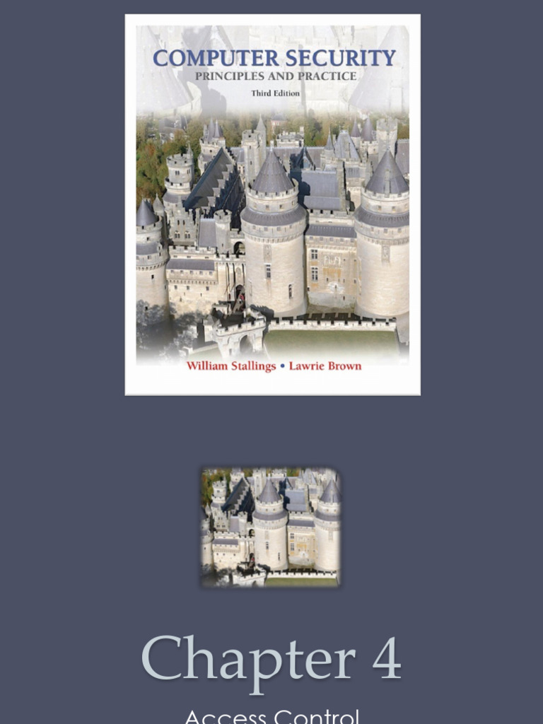 CH04-CompSec3e-Access Control | PDF | Computer Access Control | System Software