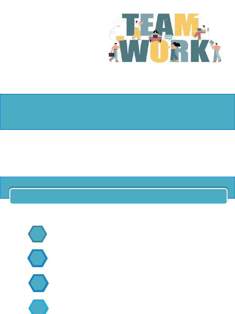 Teamwork | PDF | Goal | Communication