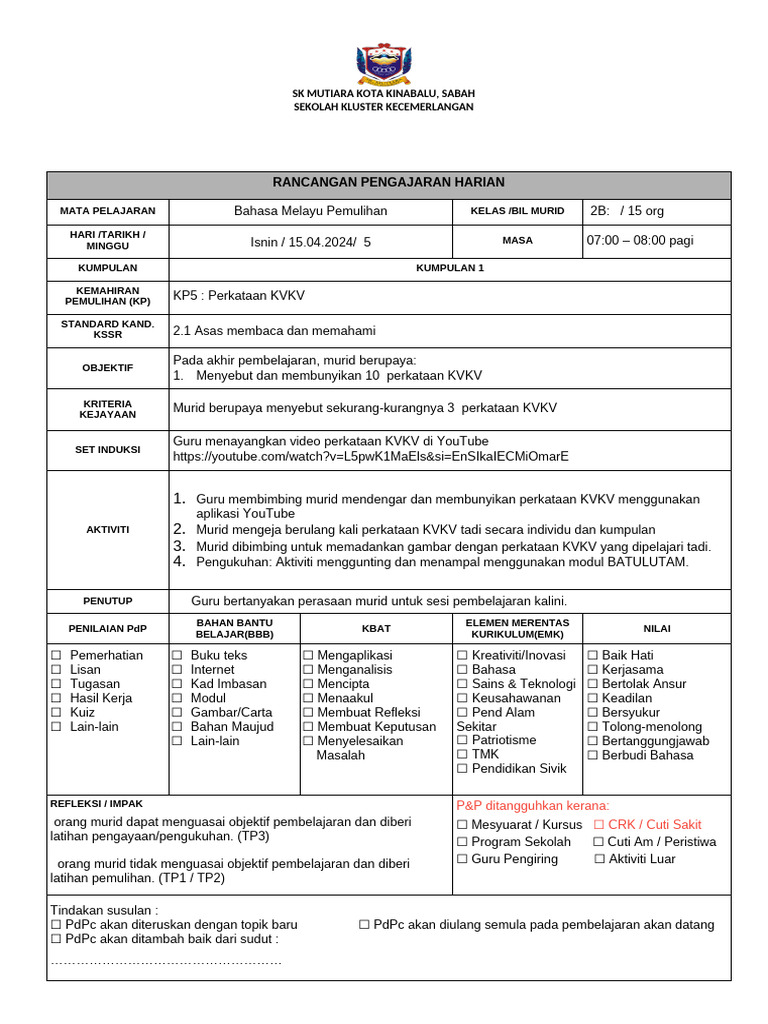 15 April 2024 (Isnin) | PDF