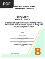 Dramatic Irony in "Lamb to the Slaughter" | PDF | Irony