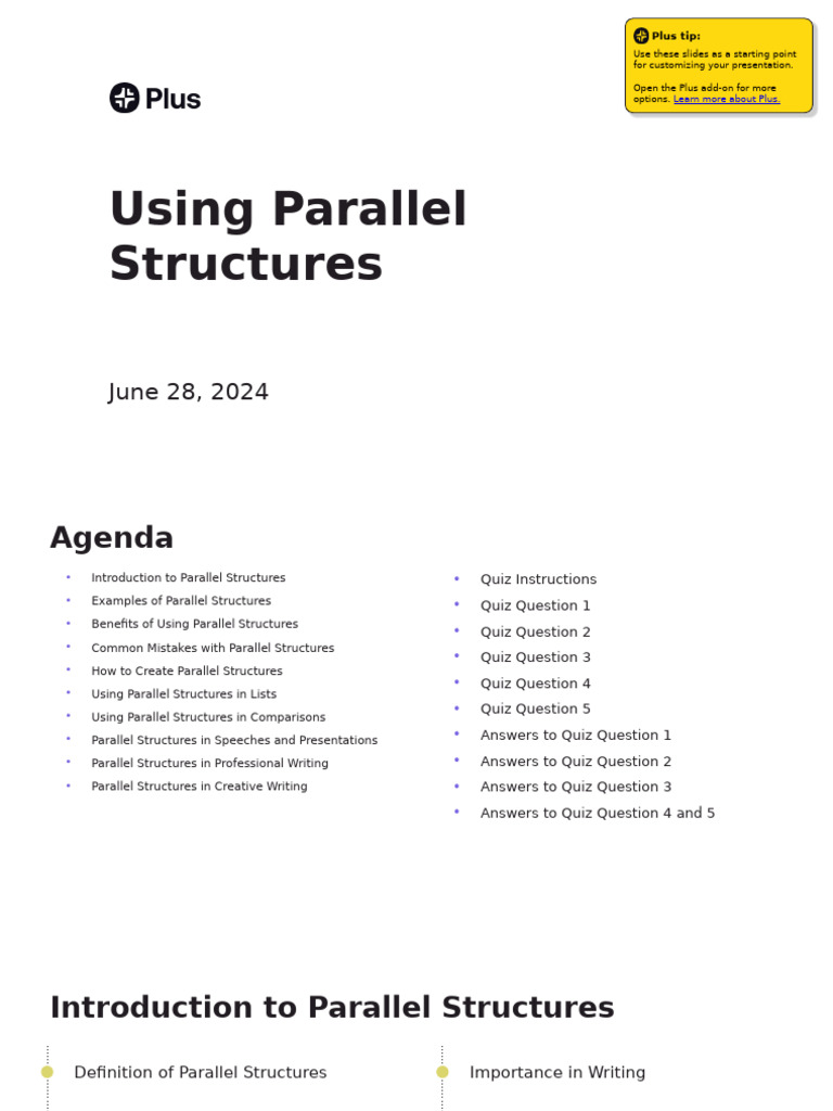 ENGLISH 8 Q3 6 Using Parallel Structures | PDF | Verb | Phrase