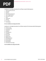 Cambridge International AS&A Level 9702 Physics Syllabus For ...