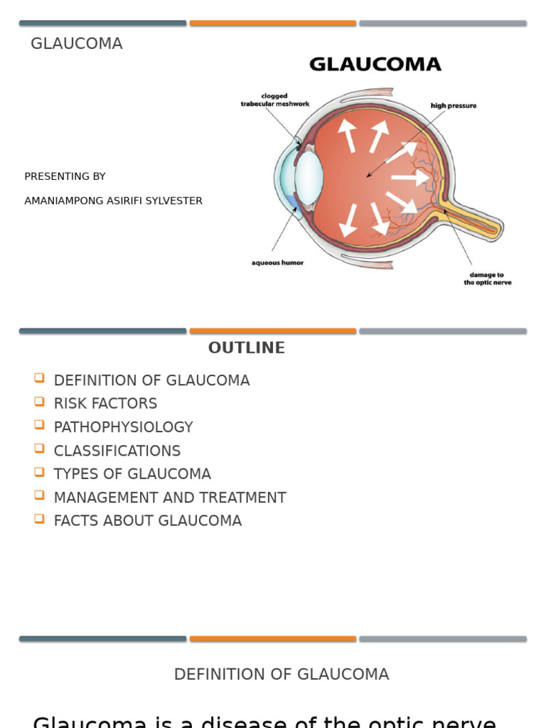 Glaucoma Presentation | PDF | Glaucoma | Human Eye