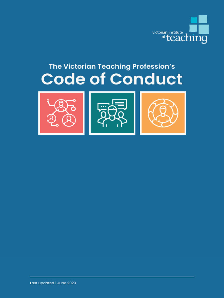 Victorian Teachers' Conduct Guide | PDF | Teachers | Learning