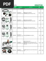 Exide Car SUV Battery Chart | PDF
