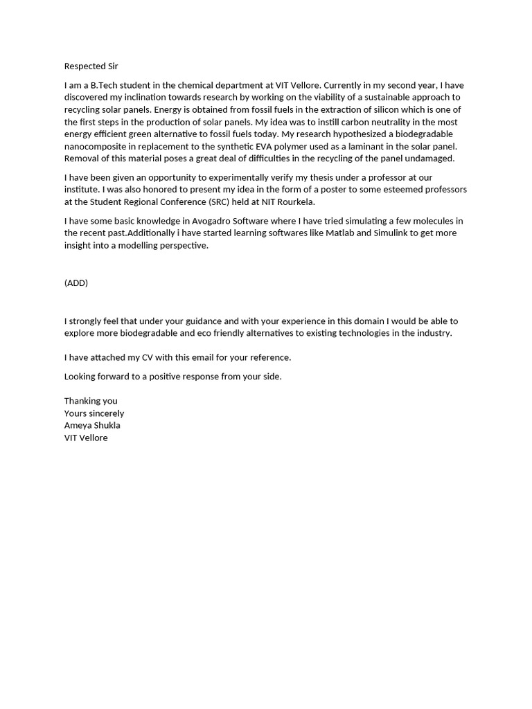 Mail Draft | PDF