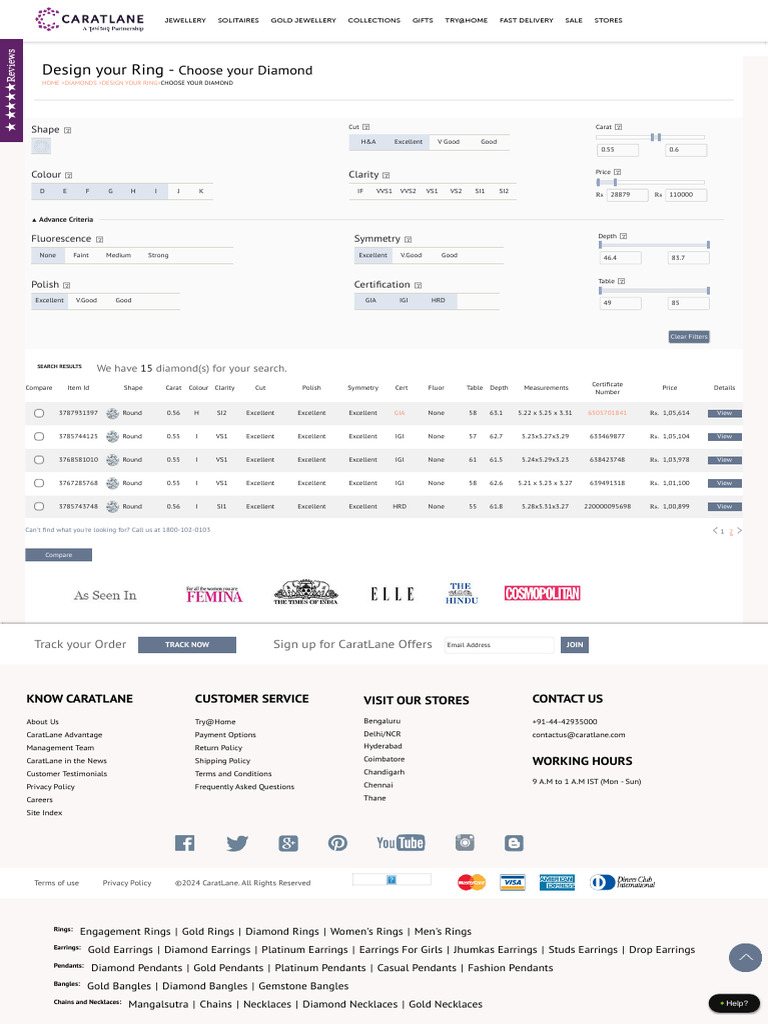 Diamond Shapes - Choose Your Diamond Shape and Clarity Cut and Carat ...
