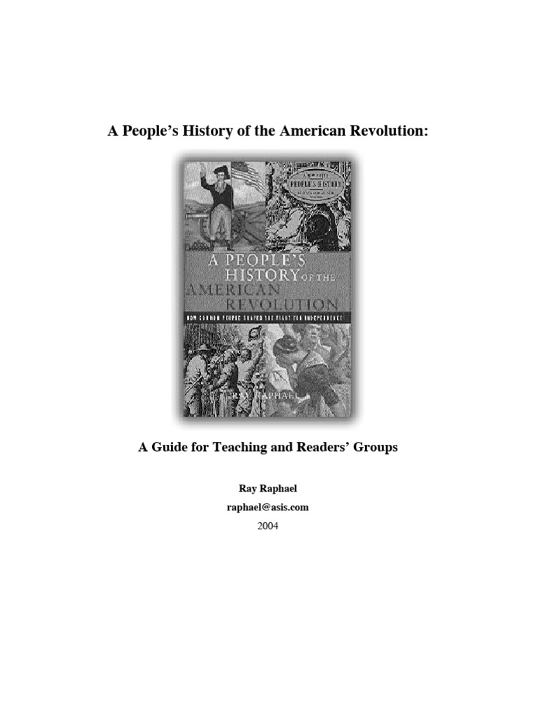 A People S History of The American Revolution | PDF | American Revolution