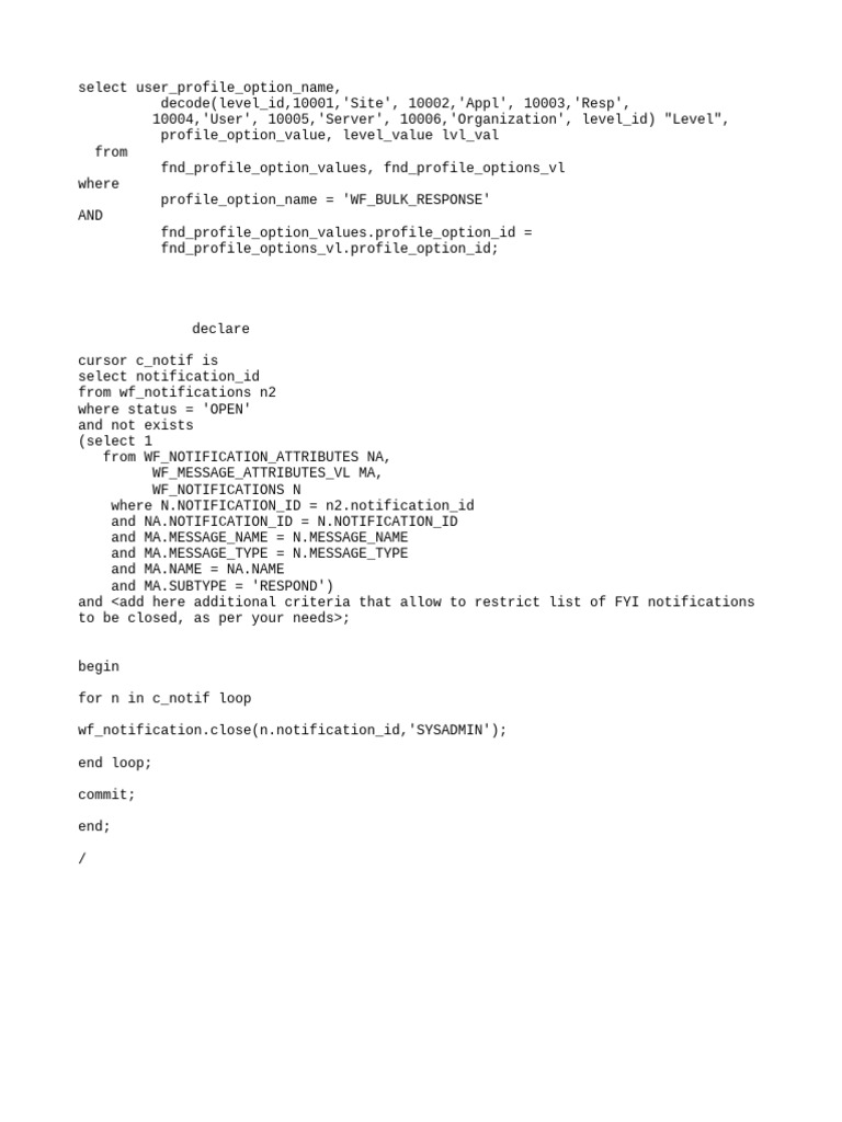 Close All Fyi Notifications Pdf