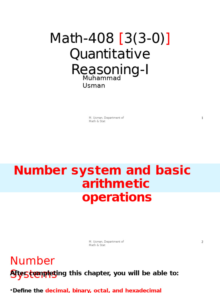 Quantitative Reasoning | PDF | Subtraction | Level Of Measurement