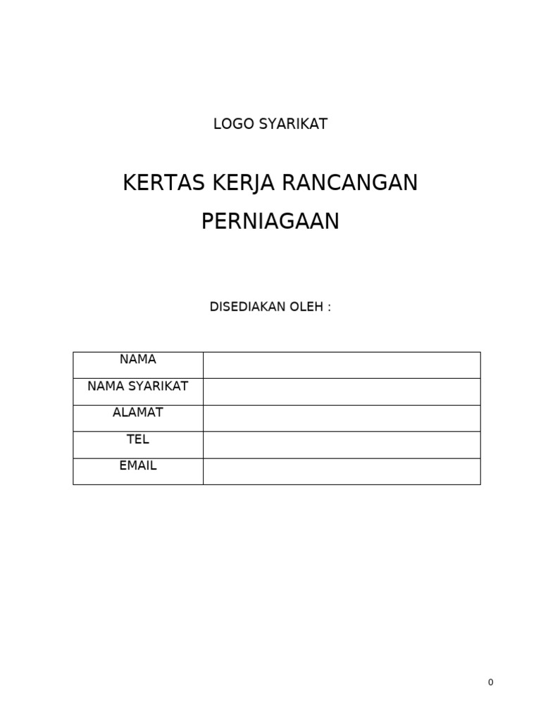 Rancangan Perniagaan dan Pemasaran MARA | PDF