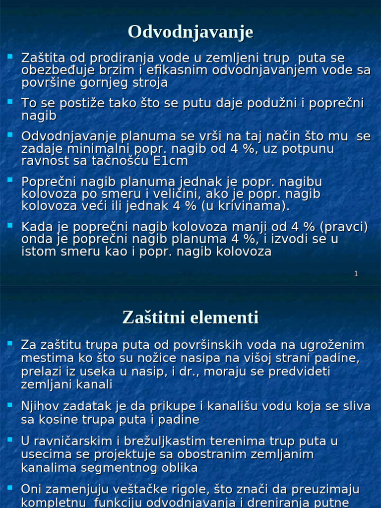 Odvodnjavanje | PDF