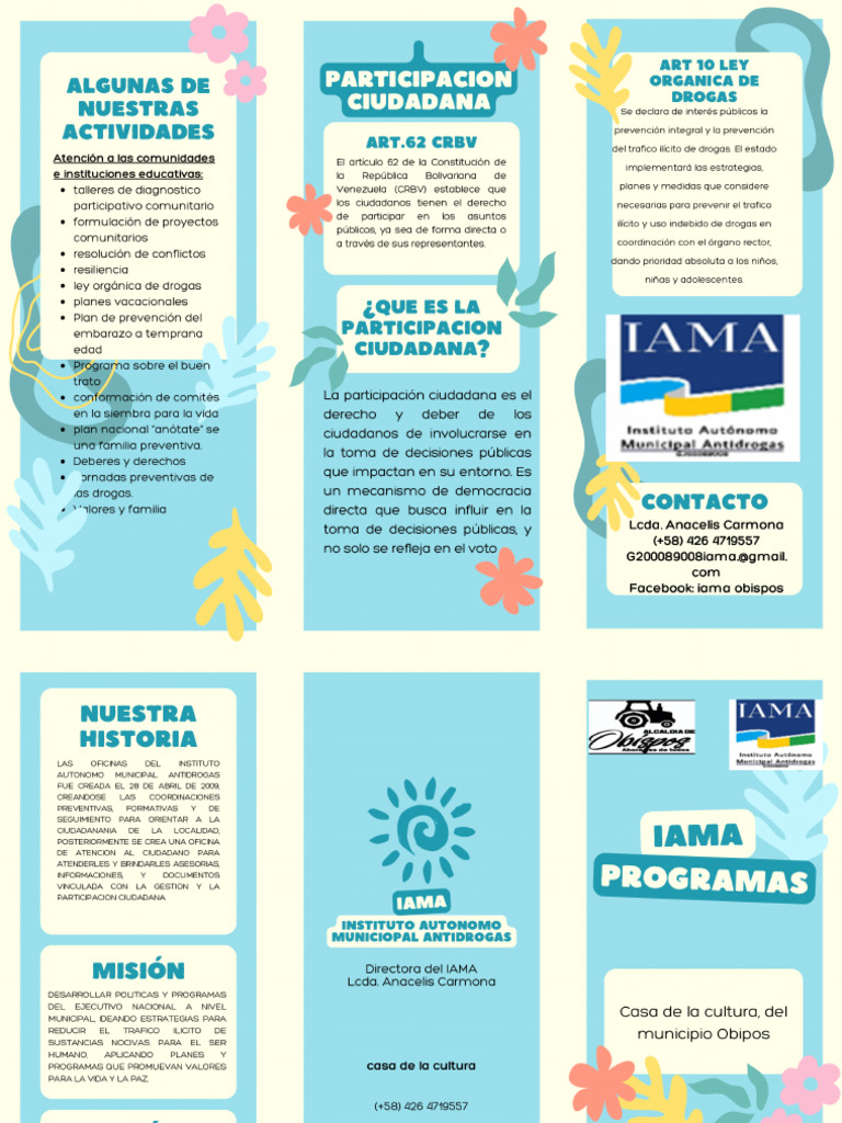 Folleto Tríptico IAMA | PDF
