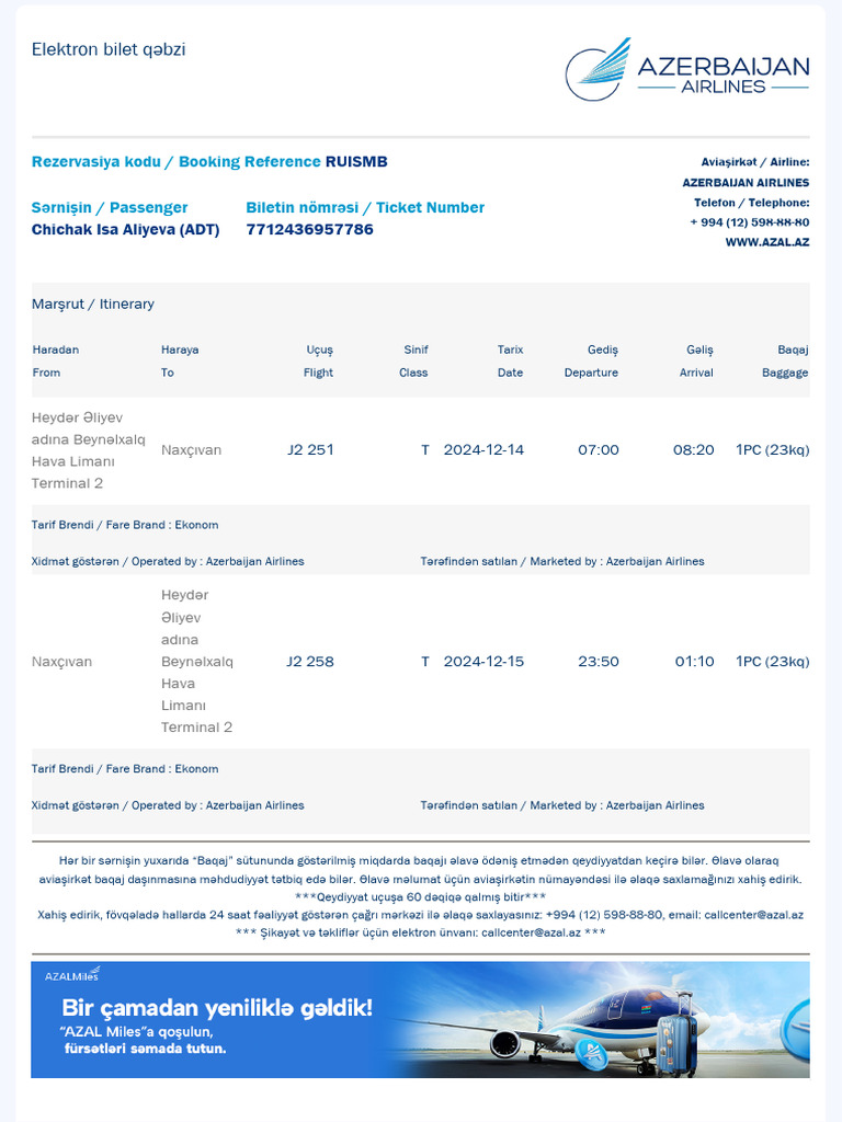 Chichak Aliyeva TKT Az | PDF