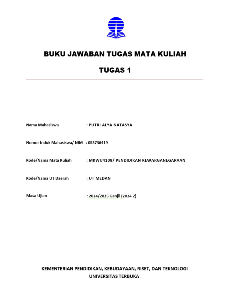 BJT Putri Alya Natasya | PDF